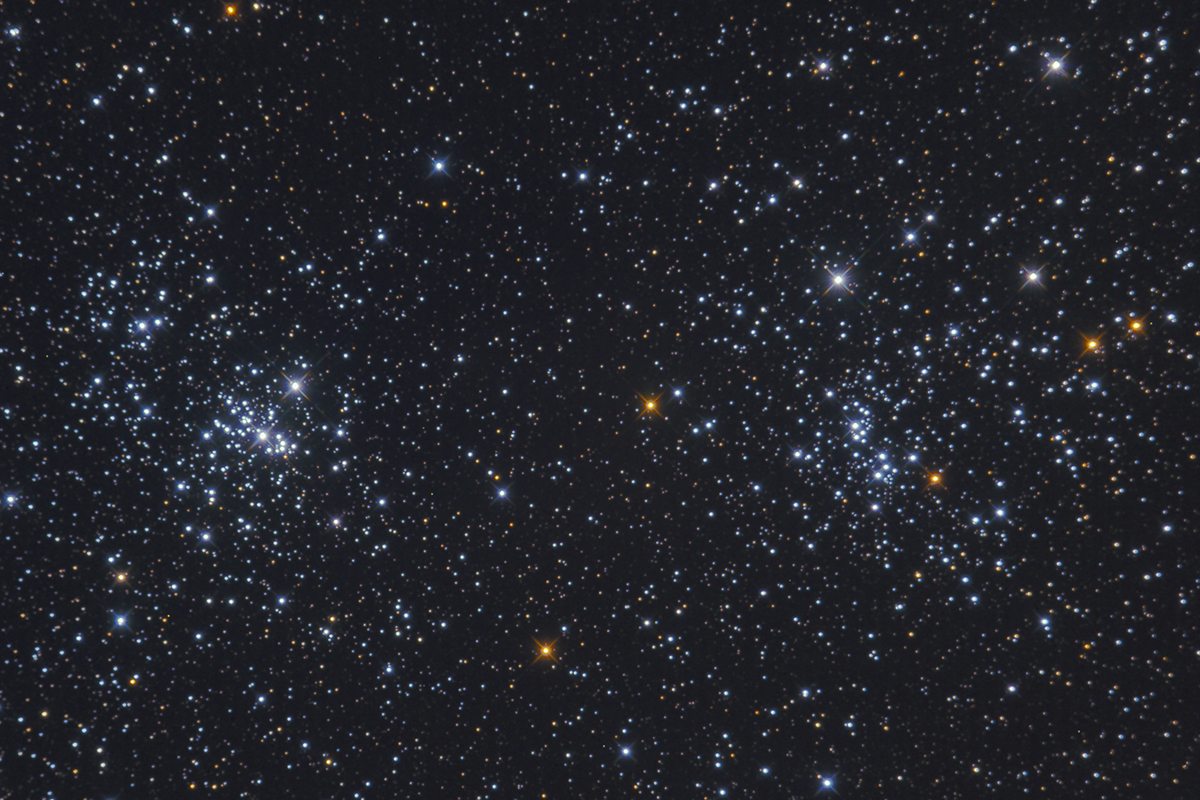 H & Chi Persei in RGB