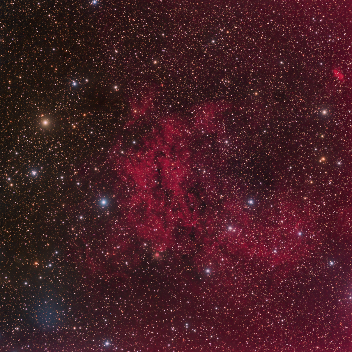 Sharpless 203 in Perseus - HaRGB